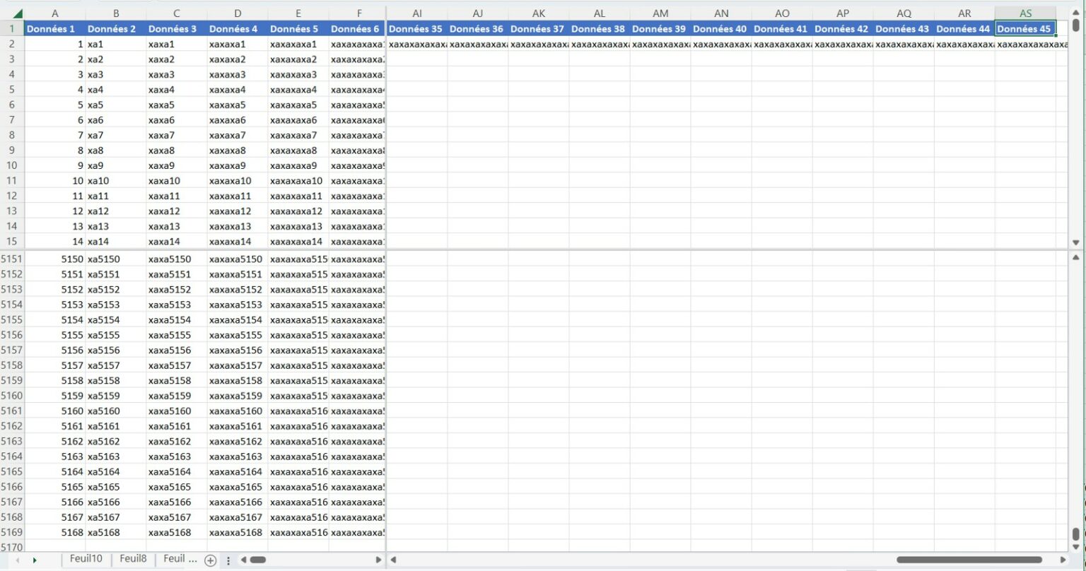 Excel : Copier et coller une formule sur une ou plusieurs colonnes, même en présence de cellules ...