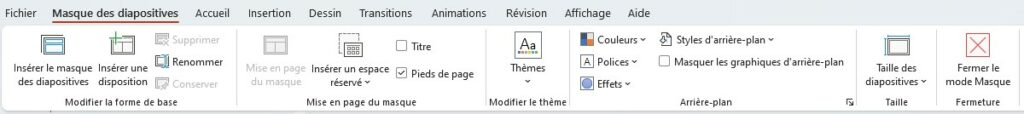 PowerPoint : Uniformiser la mise en page grâce au masque de ...