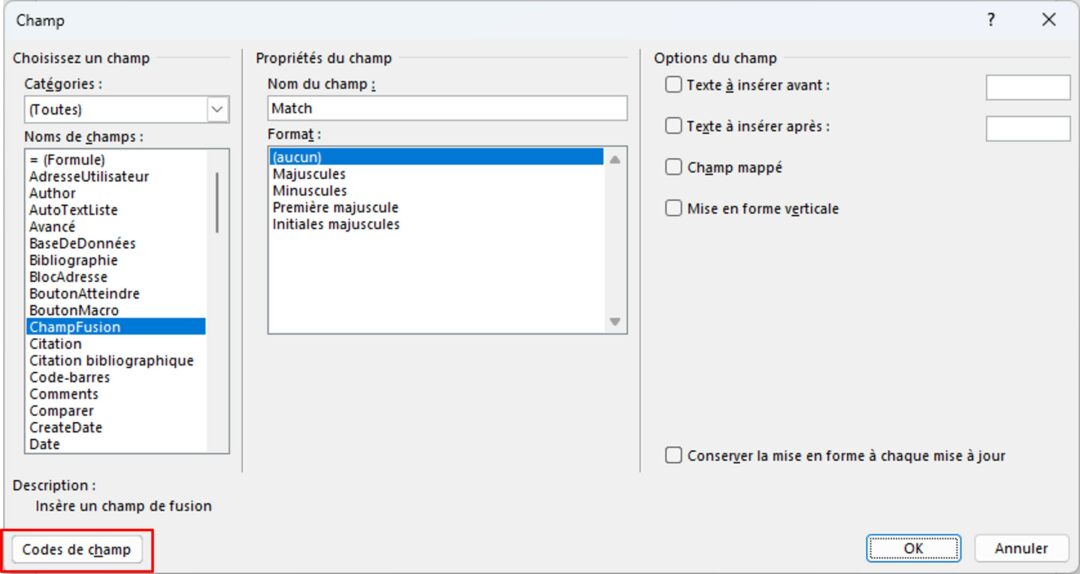 Word : Ajouter des conditions et une date en toutes lettres dans un ...