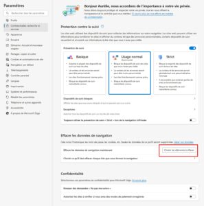 Edge : Vider le cache - Misty'tips