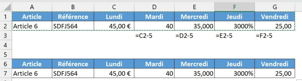 Excel : Les différents collages spéciaux - Misty'tips