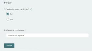 Forms : Ajouter un embranchement - Misty'tips