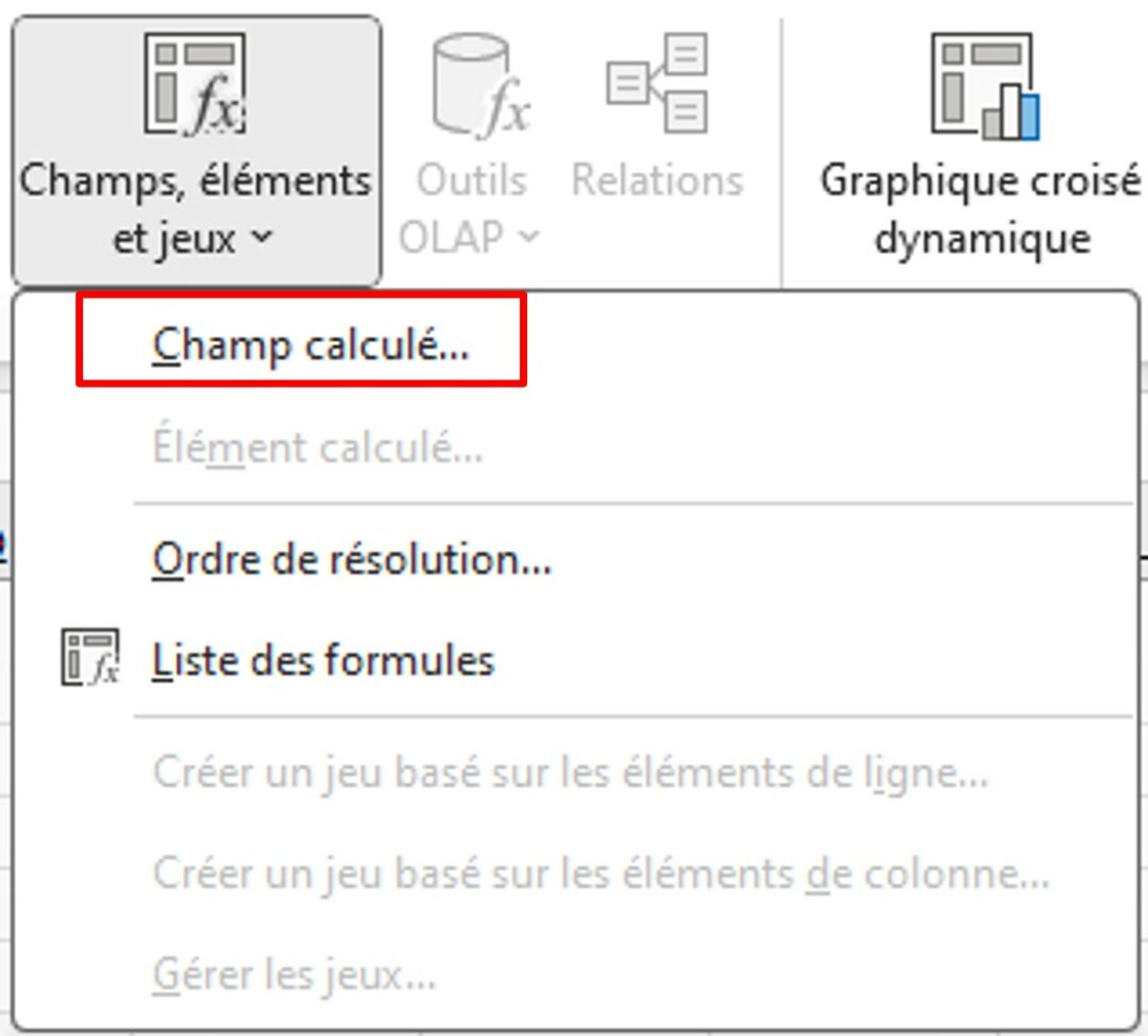 Tableau Croisé Dynamique : Champ calculé - Misty'tips