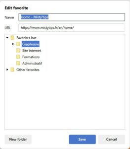 Edge: Organize Favorites with Folders - Misty'tips