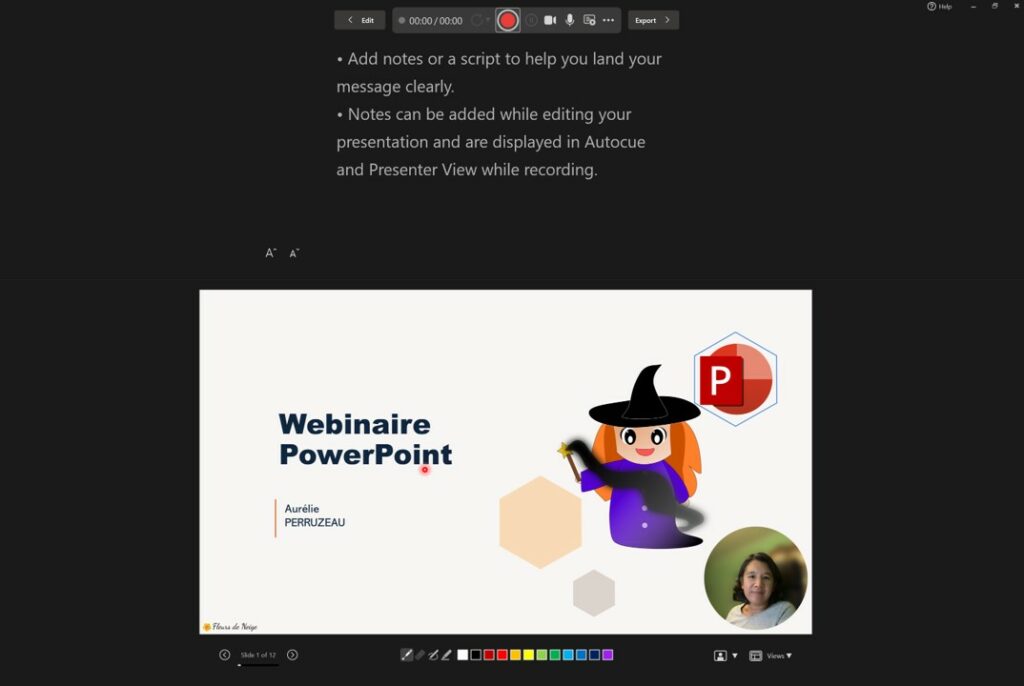 PowerPoint: Transform a slideshow to a video with cameo and voiceover - Misty'tips