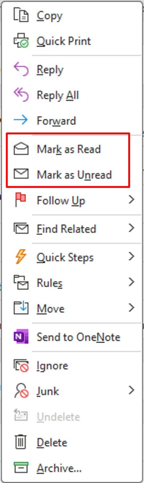 Outlook: Control when emails are marked read or unread - Misty'tips