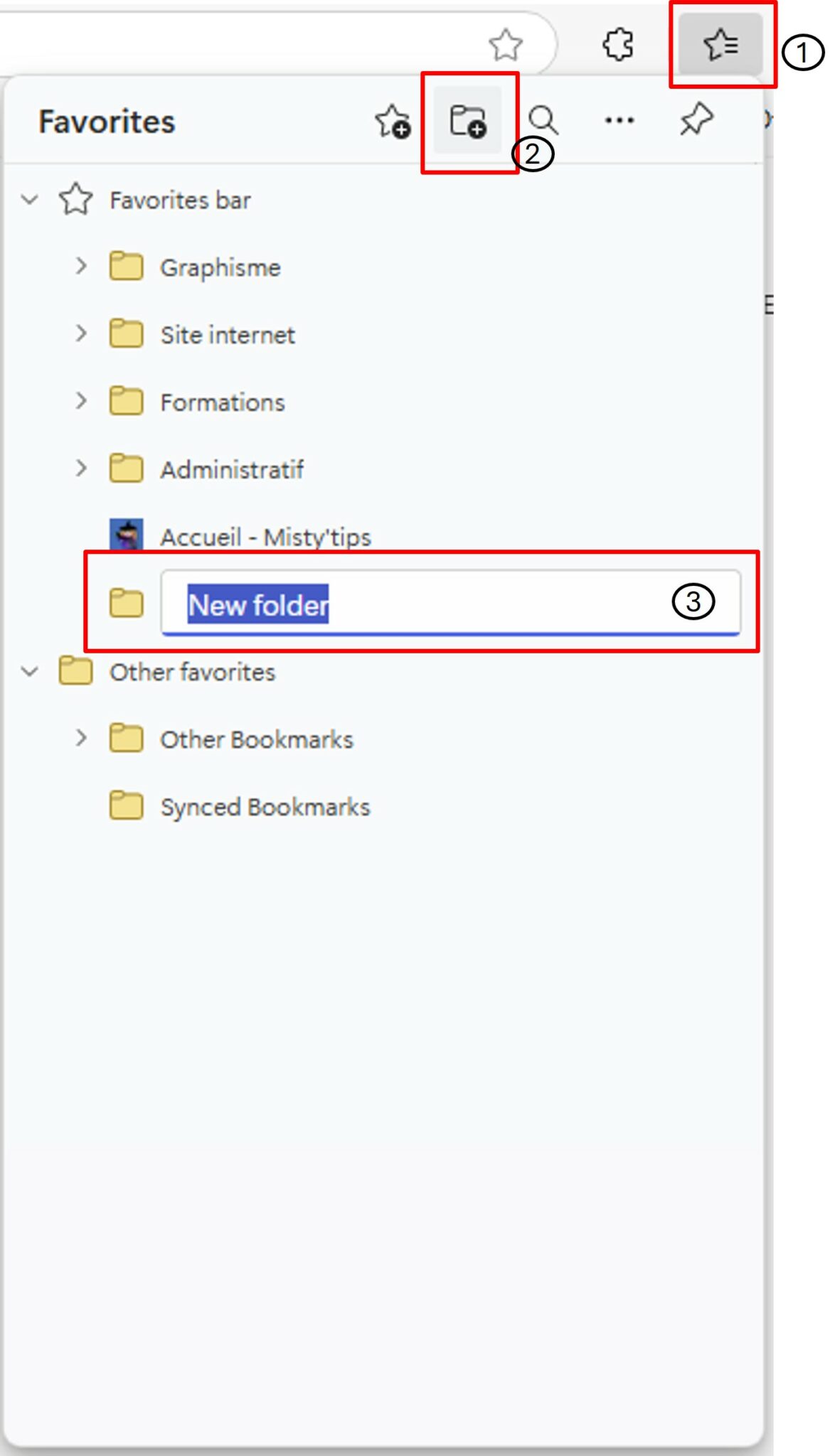 Edge: Organize Favorites with Folders - Misty'tips