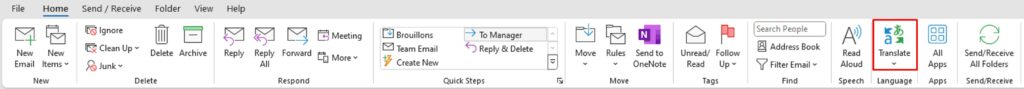 Office: Translate a document - Misty'tips