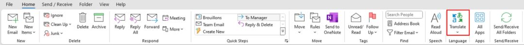 Office: Translate a document - Misty'tips