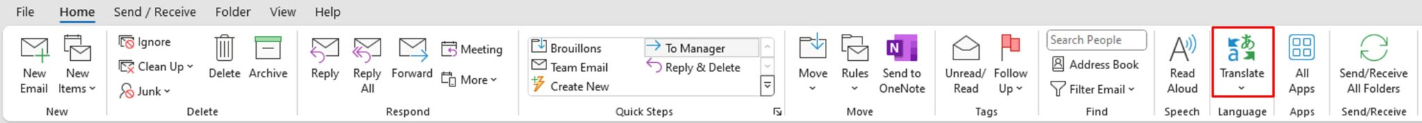 Office: Translate a document - Misty'tips