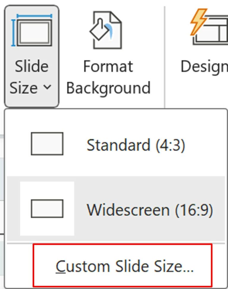 PowerPoint: Change Slide Size - Misty'tips
